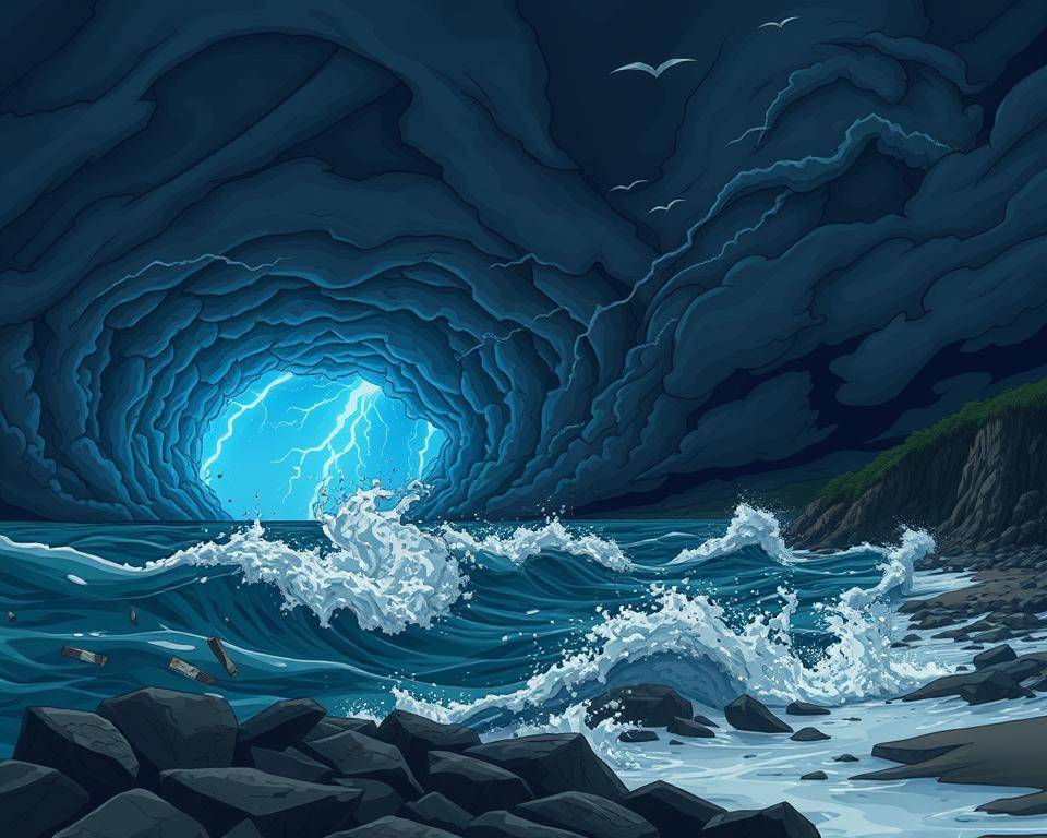 Tropical storm types: hurricane, cyclone, typhoon. Large natural ...