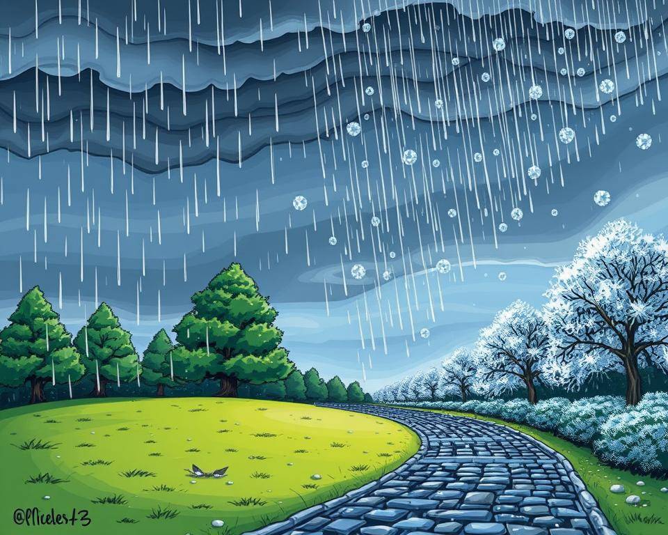 Precipitation Types: Different forms of precipitation like drizzle ...