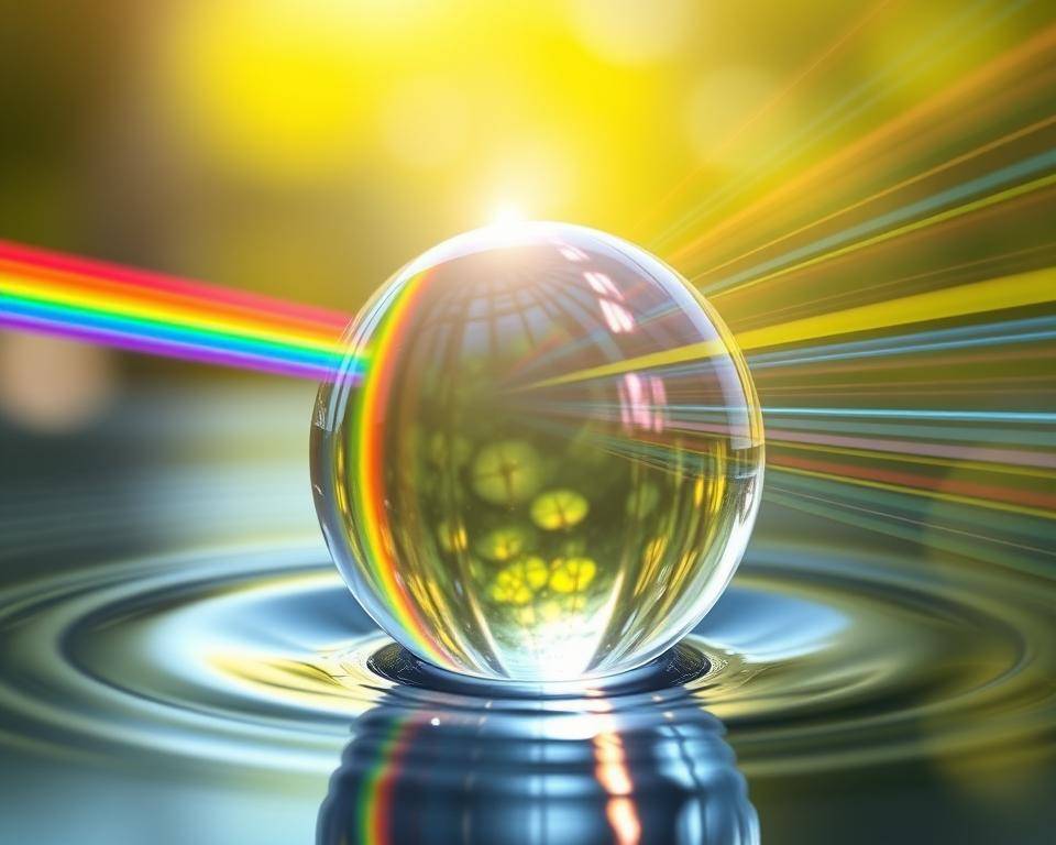 Rainbow science: light refraction, reflection & dispersion in water ...