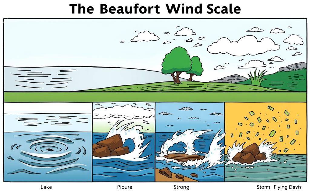 Beaufort Wind Scale: Estimating Wind Speed by Observing Effects