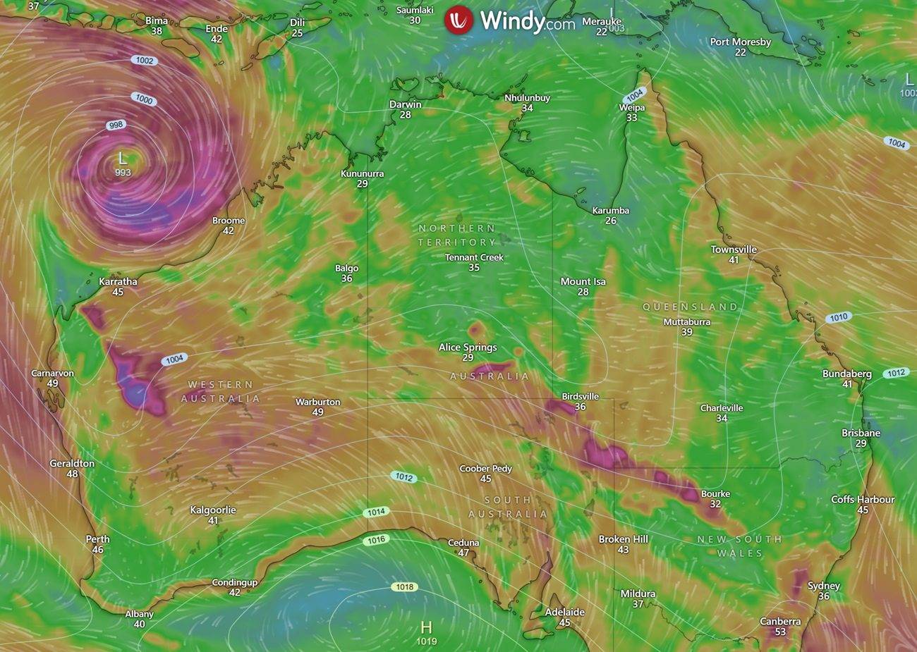 Potential Tropical Cyclone "Sean" Could Impact North-Western Australia